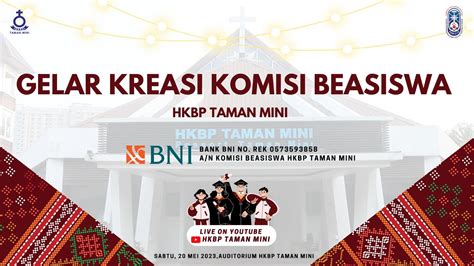 IBADAH GELAR KREASI BEASISWA 2023 HKBP TAMAN MINI YouTube