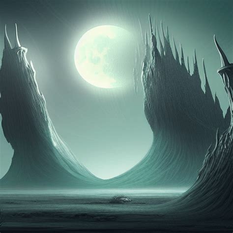 Paysages Extraterrestres Fantastiques Avec Des Lunes Creative Fabrica