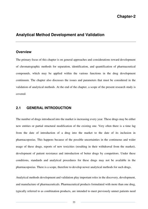 pdf analytical method development and validation overview