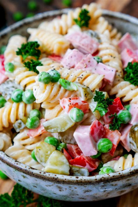 Klassischer Nudelsalat Mit Mayo Wie Von Oma Nudelsalat Rezept Hot Sex
