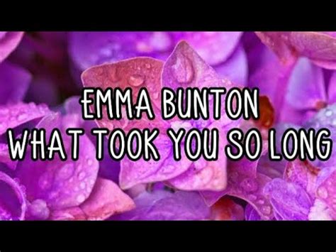 Emma Bunton What Took You So Long Lyrics YouTube