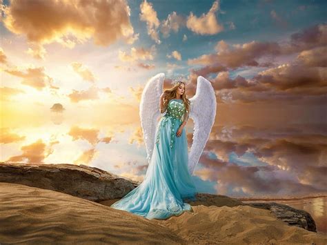 Beautiful Angel Angels From Heaven HD Wallpaper Pxfuel