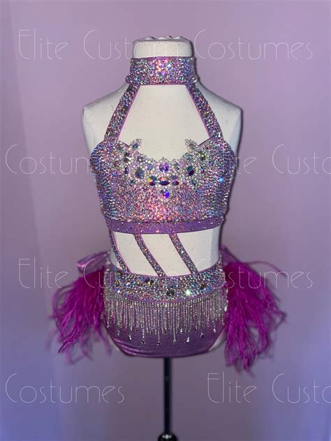 Custom Dance Costume Jazz Musical Theater 2 Pc With Ruffles Etsy