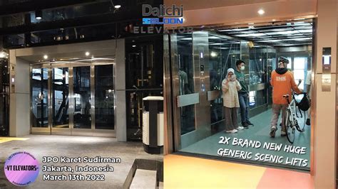 Brand New Huge Daiichi Seloon Scenic Lifts Jpo Karet Sudirman