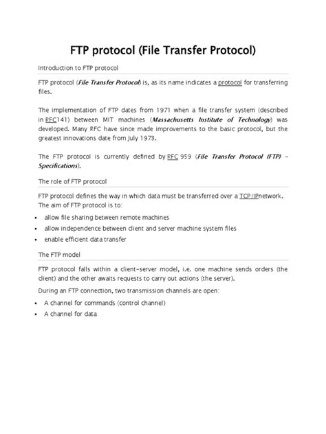 ftp protocol file transfer protocol pdf file transfer protocol port computer networking