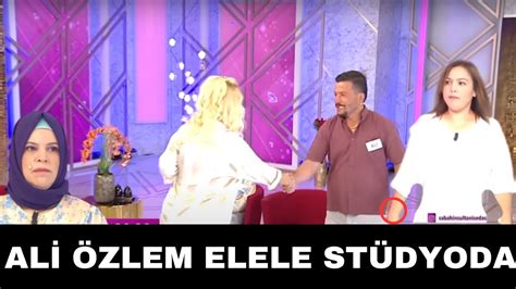 ALİ ÖZLEM ELELE STÜDYOYA GELDİ AYŞE ÇINARIM YAPMA DEDİ AĞLADI SEDA