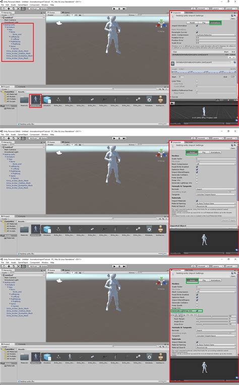 Unity Blender Guide For Mixamo Imports Importing The Model Into The