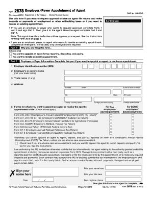 Fillable Online Irs Ustreas Form Rev August Employerpayer
