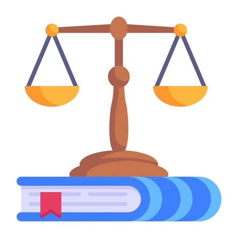 balanza símbolo del icono plano de la justicia Balanza de la