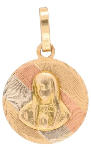 Medalla De Oro Amarillo Motivo Virgen De Gpe 1 5 Gramos Meses Sin