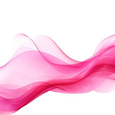 Pink Abstract Wave Pattern Design Seamless PNG Transparent Image And