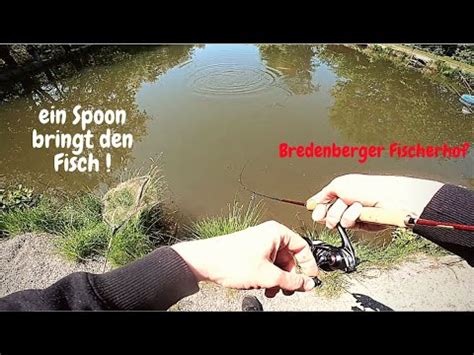 Forellenangeln Mit Spoon Pose Bredenberger Fischerhof Im Sommer