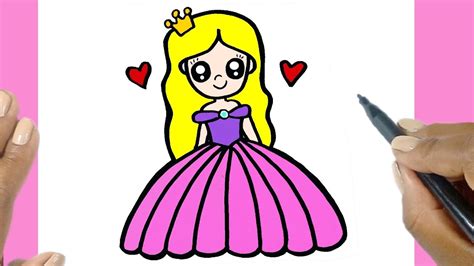 Como Desenhar Uma Princesa Menina Kawaii F Cil Passo A Passo