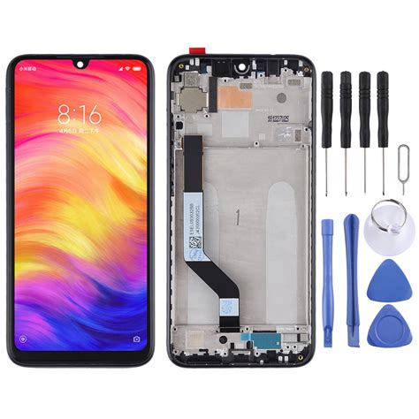 LCD Screen And Digitizer Full Assembly With Frame For Xiaomi Redmi Note