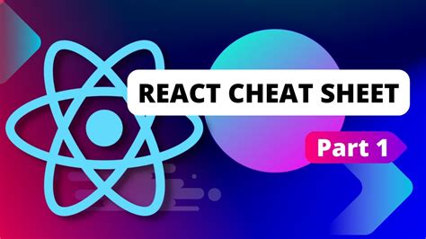 React Cheat Sheet Part 1