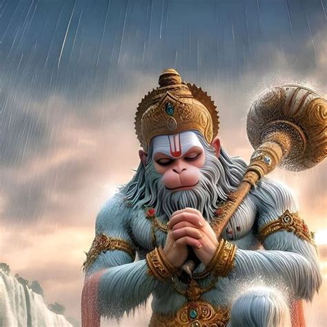 Shri Hanuman Sankatmochan Hanuman 2k Hanuman Parvat Golden Gada