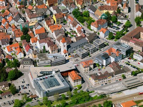 Luftbild Biberach an der Riß Altstadtbereich und Innenstadtzentrum an