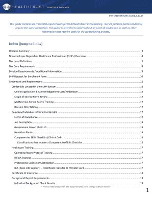 Fillable Online DHP CREDENTIALING GUIDE 5 Fax Email Print PdfFiller