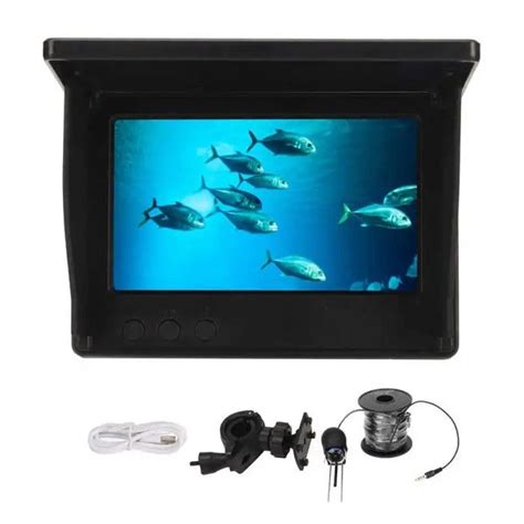 Détecteur de poisson avec écran LCD IPS 4 3 pouces caméra de pêche sous