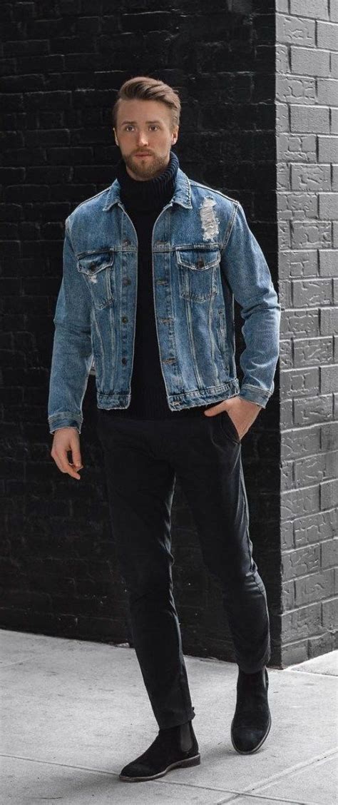 5 Denim Jackets To Enhance Your Personality Denim Jacket Men Outfit Jean Jacket Outfits Men