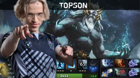 THE MOST SCARIEST THUNDER STRIKE TOPSON Zeus MID Dota 2 Highlights