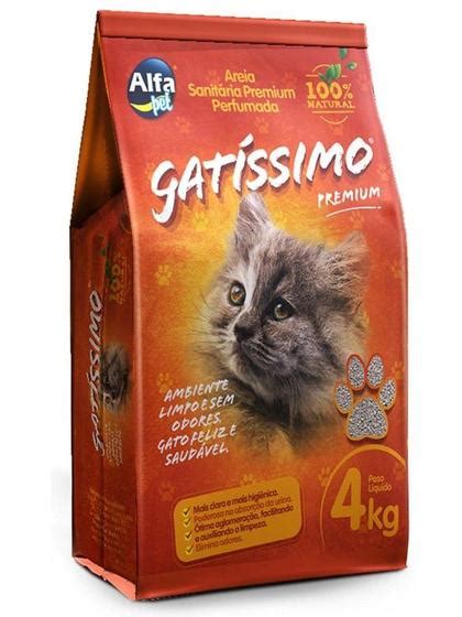 Areia Sanitária Gatíssimo Premium Perfumada para Gatos 4Kg Gatissimo