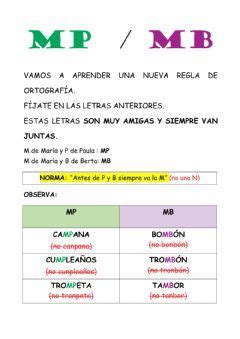 Mp mb Idioma español o castellano Curso nivel 2ºEP Asignatura