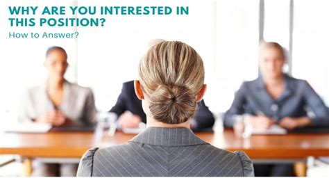 Why Are You Interested In This Job How To Answer Aspiration