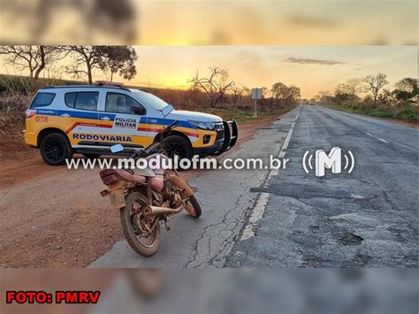 Motociclista é preso em flagrante por conduzir veículo chassi