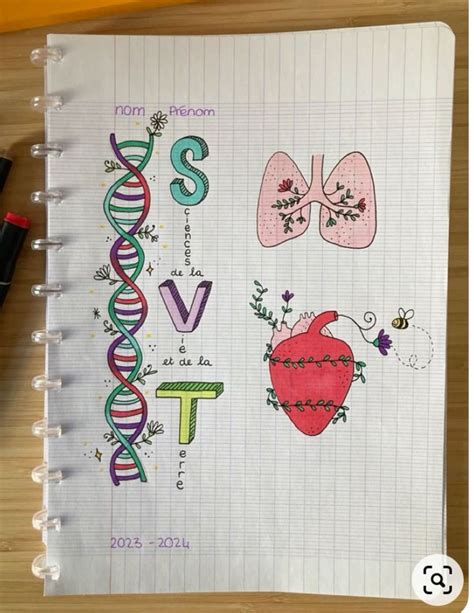 Top 15 example des pages de garde SVT à imprimer