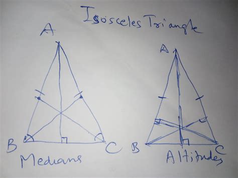 Draw An Isosceles Triangle Draw All Of Its Medians Tutorix