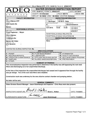 Fillable Online PERMIT AR0021971 Fax Email Print PdfFiller