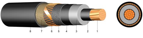N2XS F 2Y Single Core XLPE Insulated Cable With PE Outer Sheath