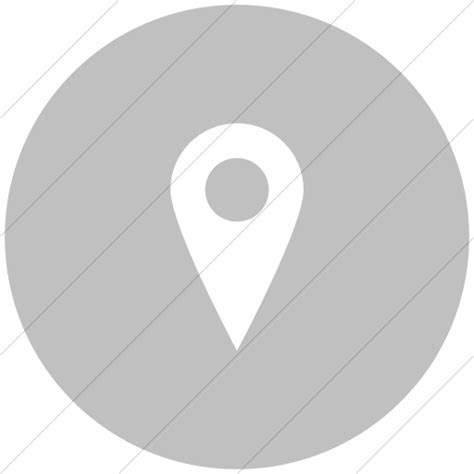 White Location Icon Png Free Icons Library