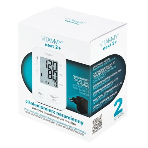 VITAMMY NEXT 2 Ciśnieniomierz automatyczny naramienny zasila