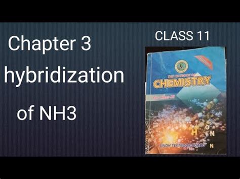 Chemistry Class 11 Chapter 3 Hybridization Of NH3 Sindth Board New