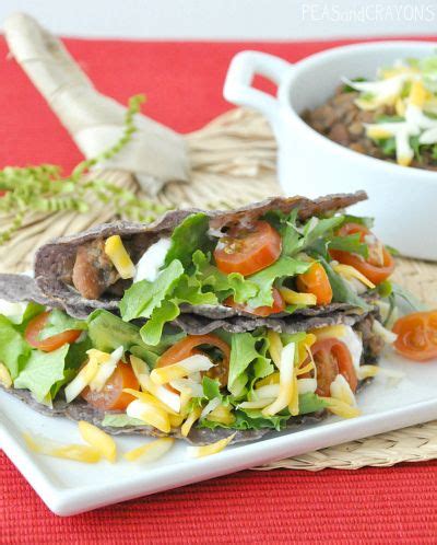Vegetarian Lentil Tacos Recipe Peas And Crayons Recipe Veggie