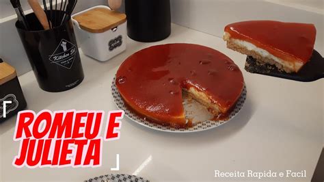 Cheesecake Romeu e Julieta de Liquidificador Receita Rápidas e Fácil