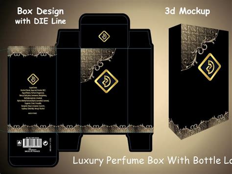 Perfume Packaging Design With Label Design Upwork