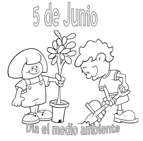 Colorear día mundial del medio ambiente para niños Jugar y Colorear