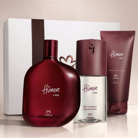 COMBO NATURA HUMOR 3X1 EMBALGEM PRESENTE Kit Presente Natura Humor A Dois