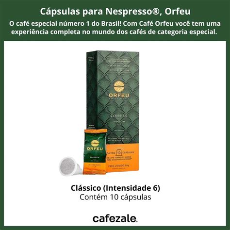 Cápsulas para Nespresso Café Orfeu Clássico Clique Já