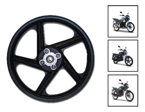 Rin Trasero Reforzado Italika Ft180 Ft200 Rt180 Negro Rm Envío gratis