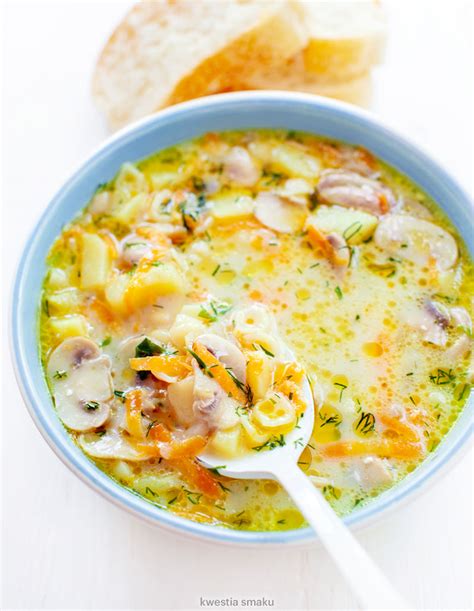 Zupa Pieczarkowa Z Makaronem Kwestia Smaku