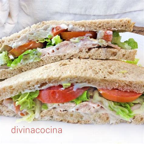 Sándwich de pollo varias recetas Receta de DIVINA COCINA