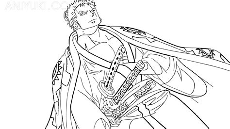 Coloriages Roronoa Zoro AniYuki