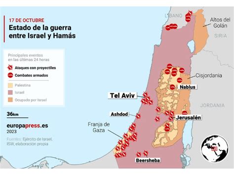 Los mapas de la guerra de Israel contra Hamás en Gaza cinco gráficos