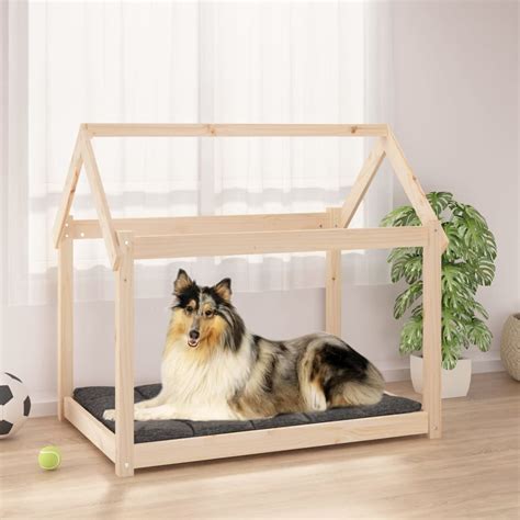 Vidaxl Legowisko Dla Psa 101X70X90 Cm Lite Drewno Sosnowe VidaXL