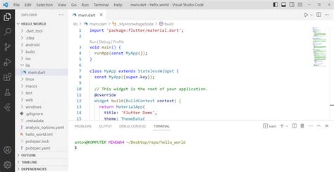 Flutter Vs Code Android Studio