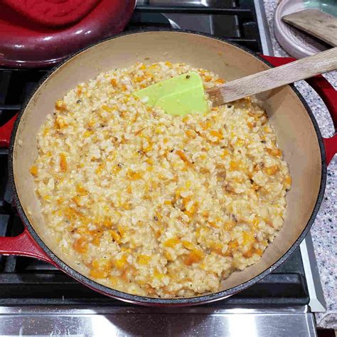 Roasted Carrot Risotto With Carrot Top Pesto Thought 4 Food